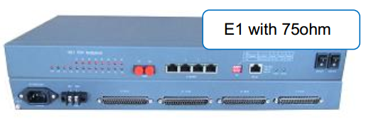 Modem quang 16E1+4ETHERNET RPM-150S16ET