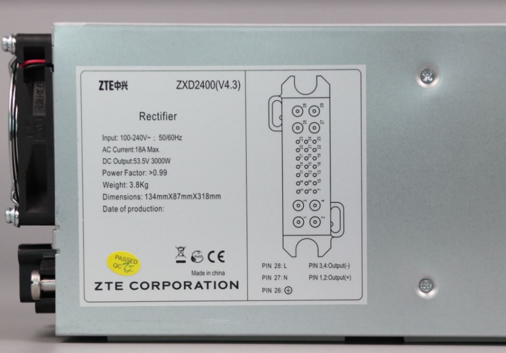 Bộ chuyển đổi nguồn AC sang DC ZXD2400 ZTE