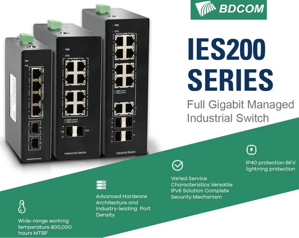 Switch công nghiệp IES200 Series BDCOM
